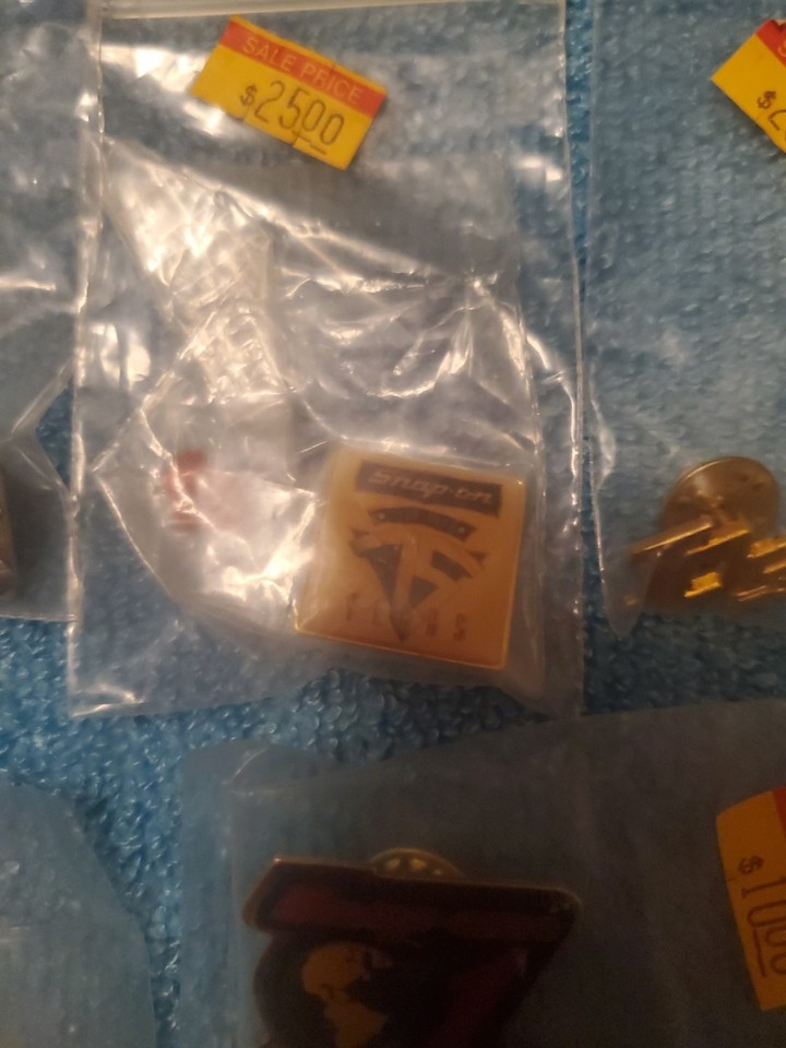 Vintage Snap-On Tools Key Chain Lapel Pins 80's-90's Snap On Mustang ...