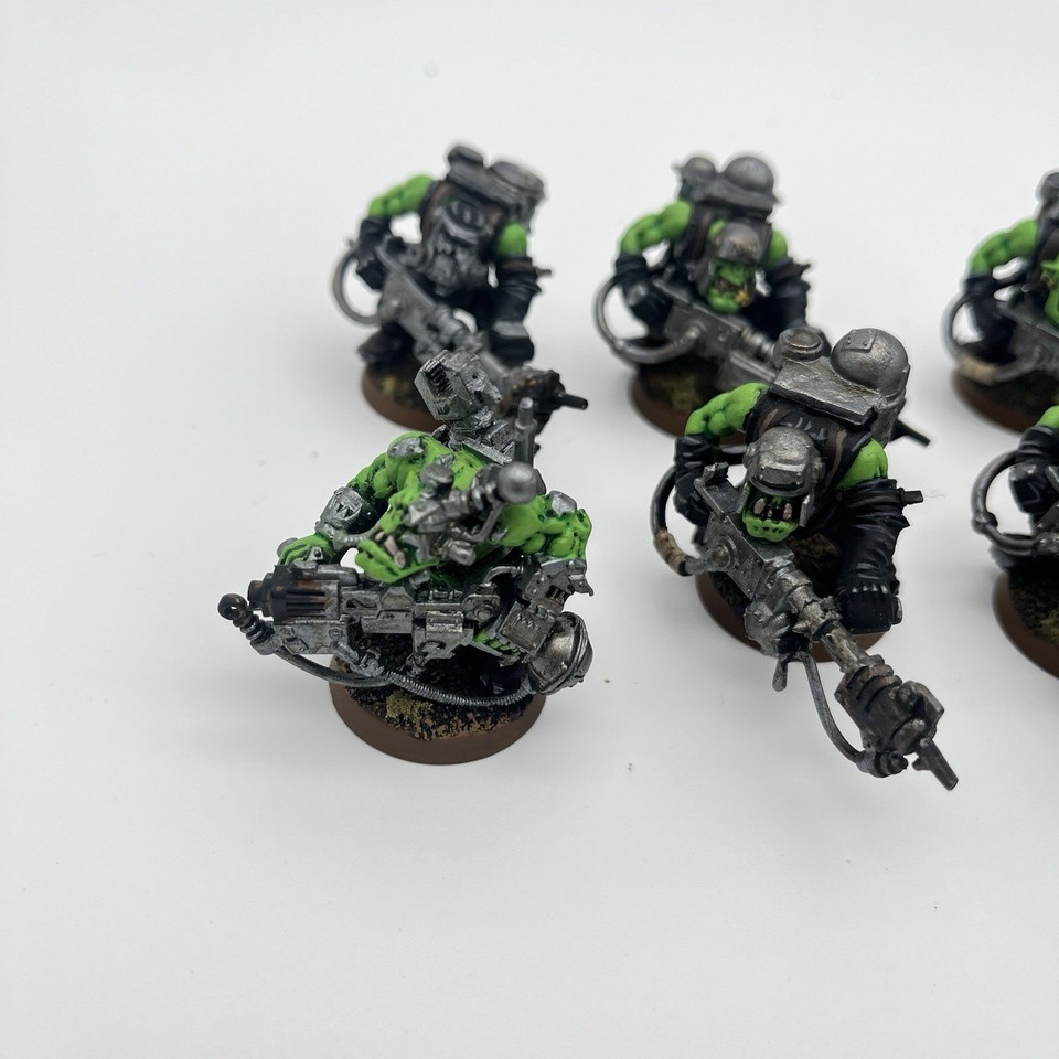 Warhammer 40k Ork Burna Boyz Mixed Lot Heavy Weapons/Lootas Well ...