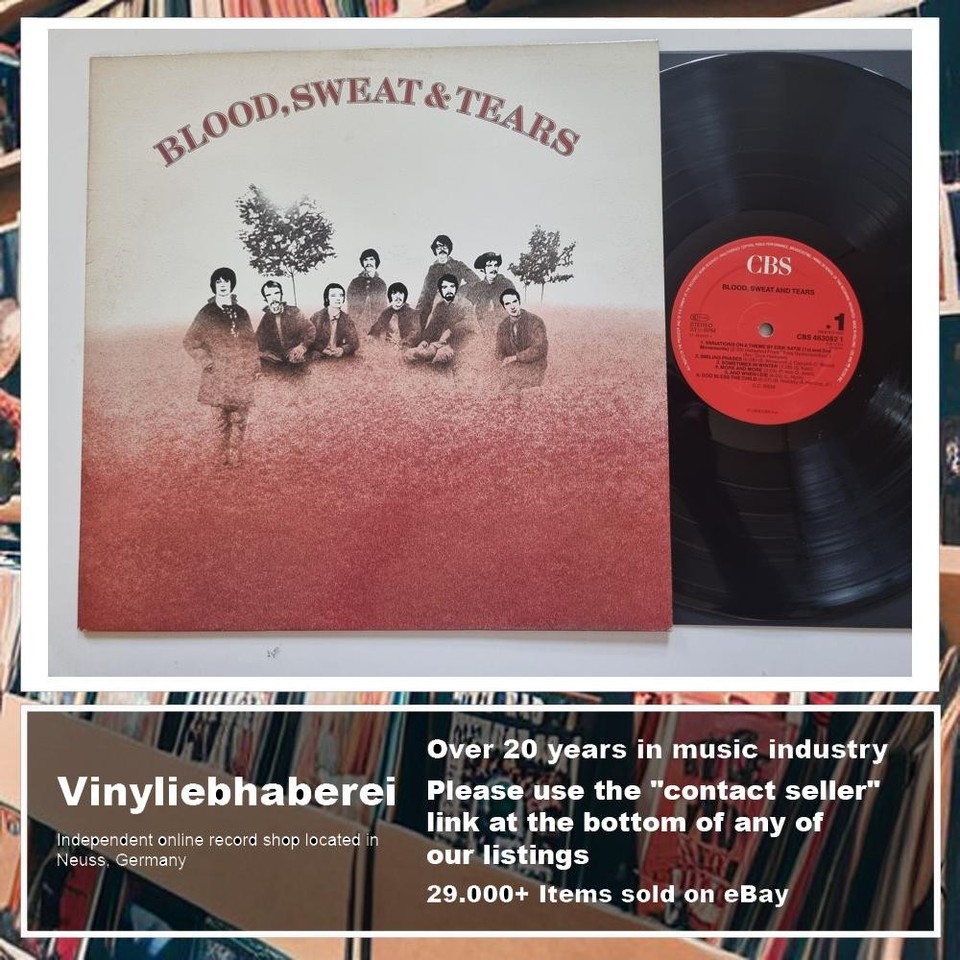 Blood, Sweat And Tears - Blood, Sweat And Tears/ Same Vinyl LP Europe ...