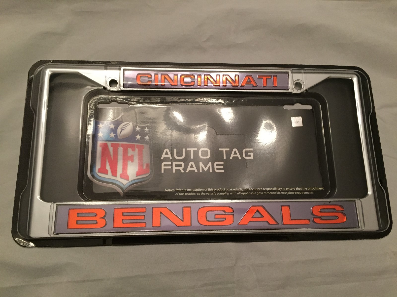 Cincinnati Bengals License Plate Cover . NFL Ohio | eBay