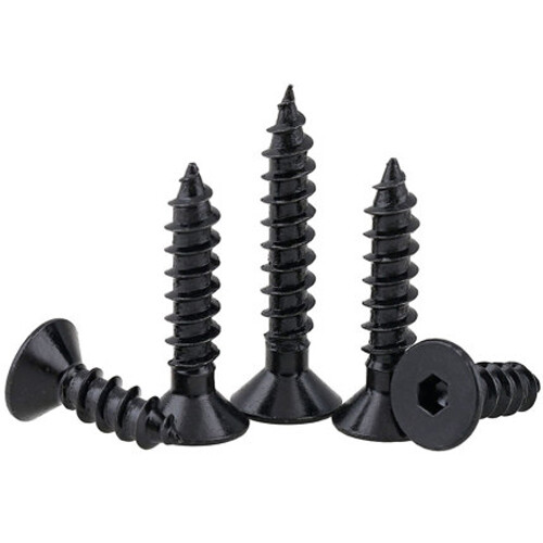 M3 M4 M5 M6 Allen Self Tapping Screw Hexagon Countersunk Head Wood ...