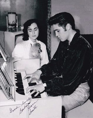 BARBARA HEARN SMITH Signed Autographed w/ ELVIS PRESLEY 8x10 Photo ...