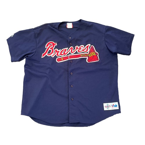 Atlanta Braves Jersey XXL Majestic Diamond Collection Authentic Vintage ...