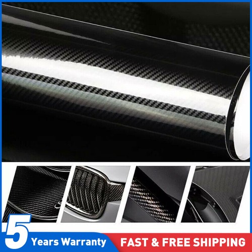 Auto Accessories 7D Glossy Carbon Fiber Vinyl Film Car Interior Wrap ...