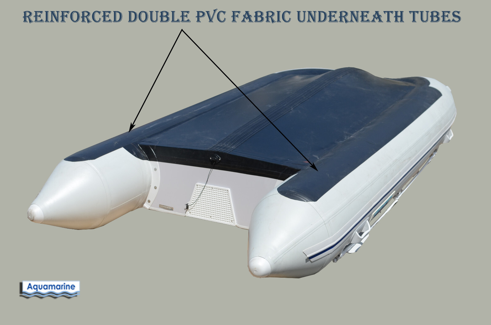 11 ft inflatable boat with high pressure air floor with fiberglass ...