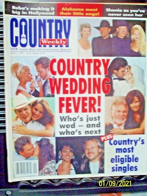 Country Weekly Magazine Mar 4 1997 Country Wedding Fever Issue Ships ...