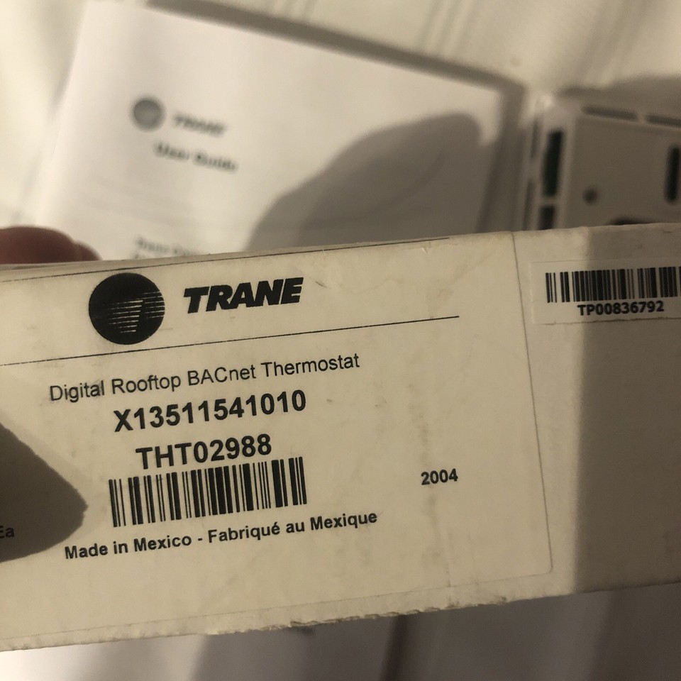 TRANE DIGITAL ROOFTOP BACNET THERMOSTAT-X13511541010-THT02988 | eBay