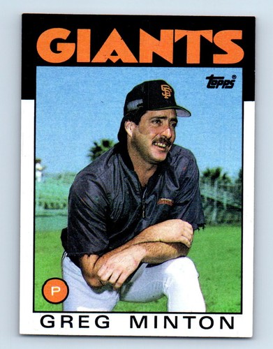 1986 Topps Greg Minton San Francisco Giants #310 | eBay