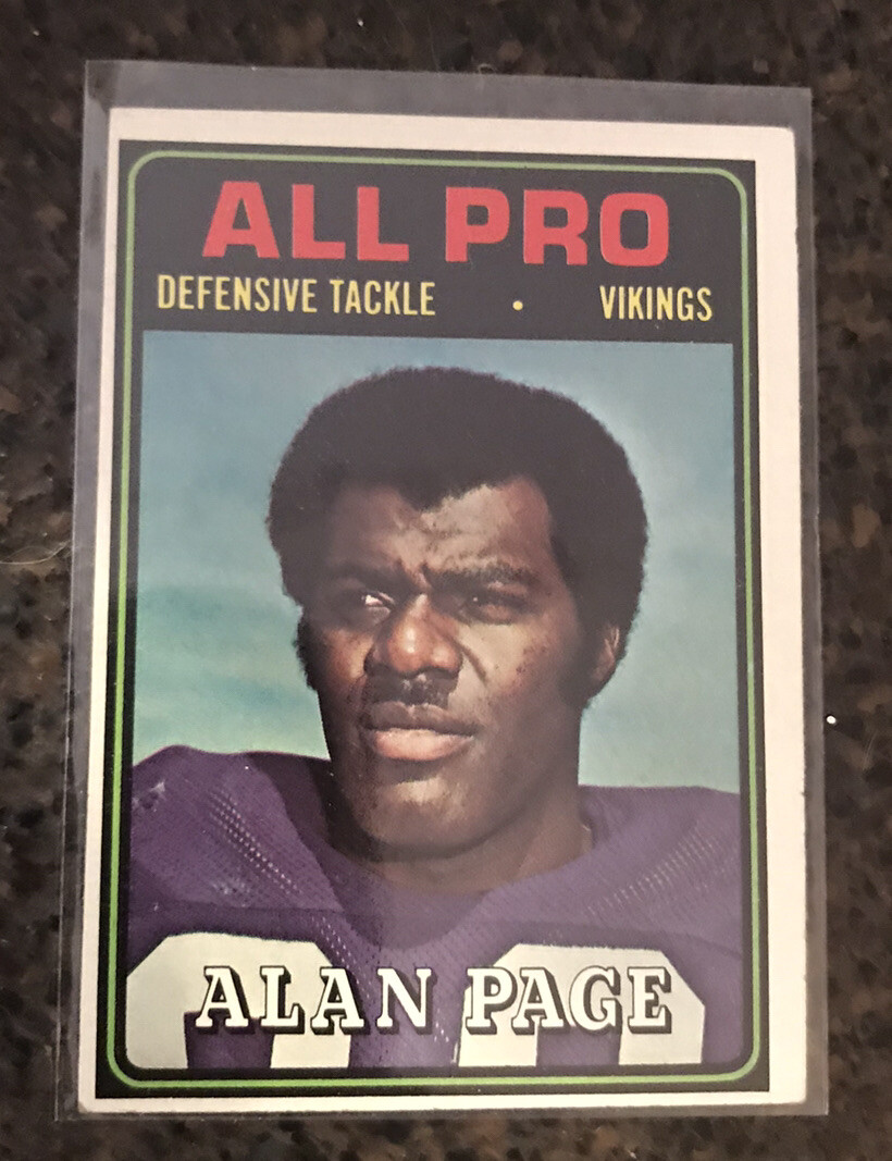 1974 TOPPS FOOTBALL #134 ALAN PAGE VIKINGS | eBay