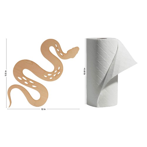 Snake Unfinished Wood Cutout 12", Halloween Decor/Craft | Woodpeckers ...