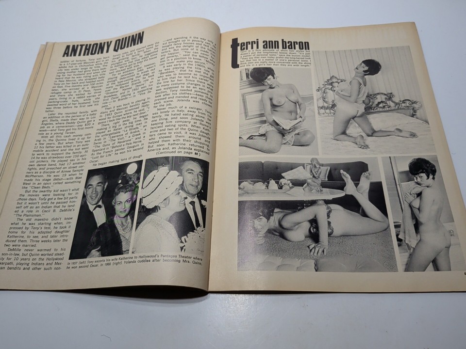 VINTAGE "SIR" Men's Magazine Spring 1968 W/ CENTERFOLD - Missing Back ...