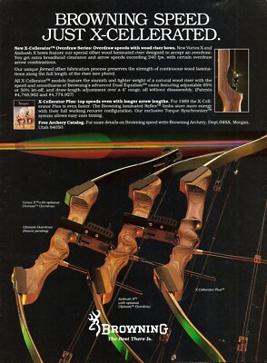 1989 BROWNING Hunting Bow Archery AD Vortex Ambush X, Cellerator Plus ...