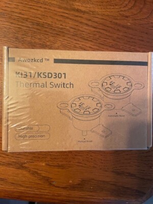 Thermal switch auto reset snap disc microwave thermo 6X NEW AWOZKCD ...