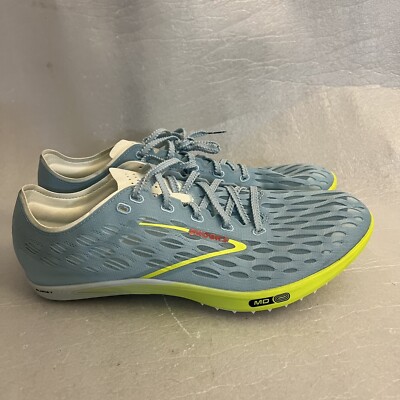 Brooks ELMN8 7 Speed Spikes Unisex 11.5 Blue Glow/Nightlife/Red Track ...