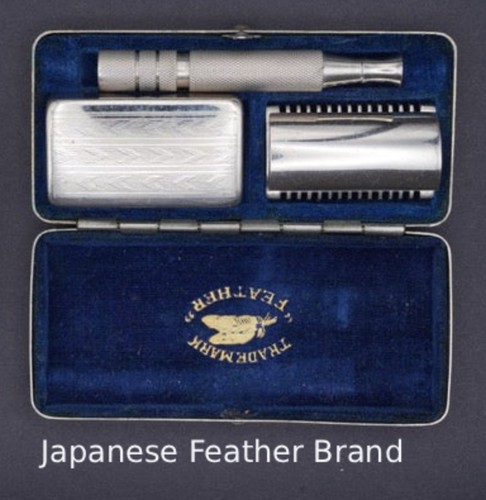Vintage Cased Safety Razor Early Japan.Stamped with HYMN Trade Mark ...
