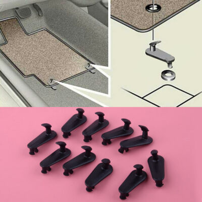 10Pcs Car Mat Fixing Clips Floor Carpet Clips Hook Fit For Toyota ...