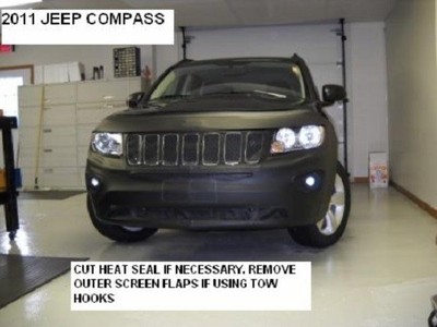 Lebra Front End Mask Cover Bra Fits 2011-2017 JEEP Compass | eBay