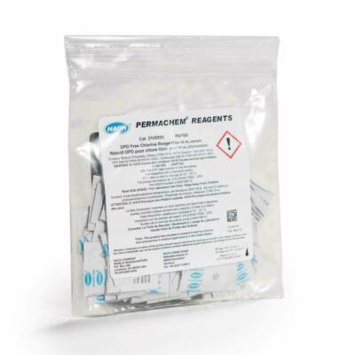 Oreillers en poudre sans réactif au chlore Hach 2105569 DPD, 10 ml ...