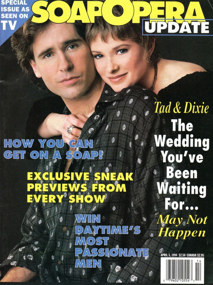SOAP OPERA UPDATE Magazine April 5 1994 Michael E. Knight Cady McClain ...