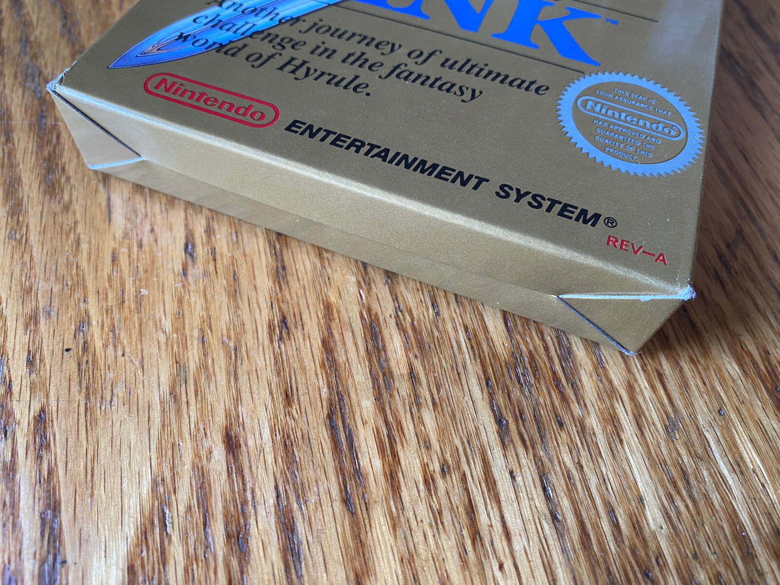 circle seal Zelda II Adventure Link complete in box nintendo nes ...