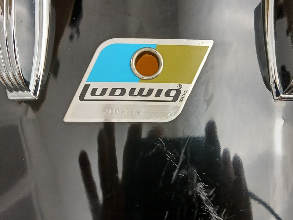LUDWIG 14" BLACK CORTEX CONCERT MELODIC TOM DRUM, 6 ply, early 70's | eBay