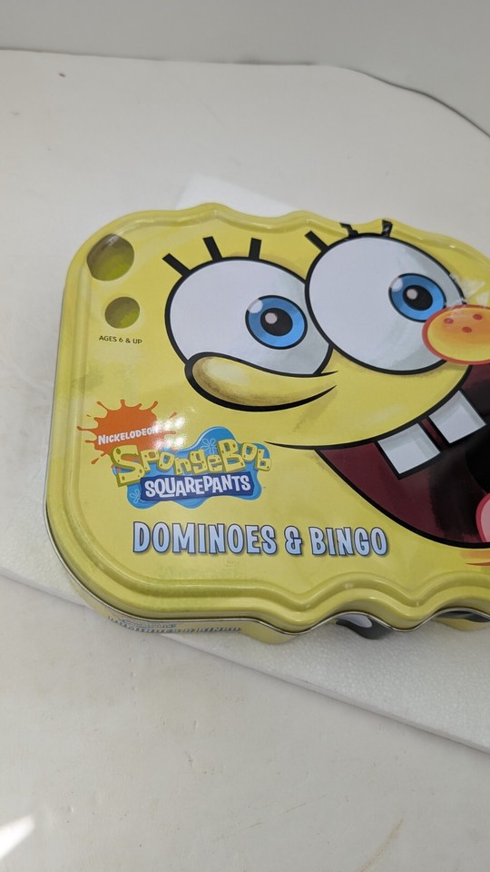 SpongeBob SquarePants Dominoes & Bingo Game Complete In Box Nickelodeon ...
