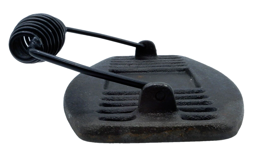 Vintage Cast Iron Hamburger / Meat Press Spiral Coil Handle 2.5 lb | eBay