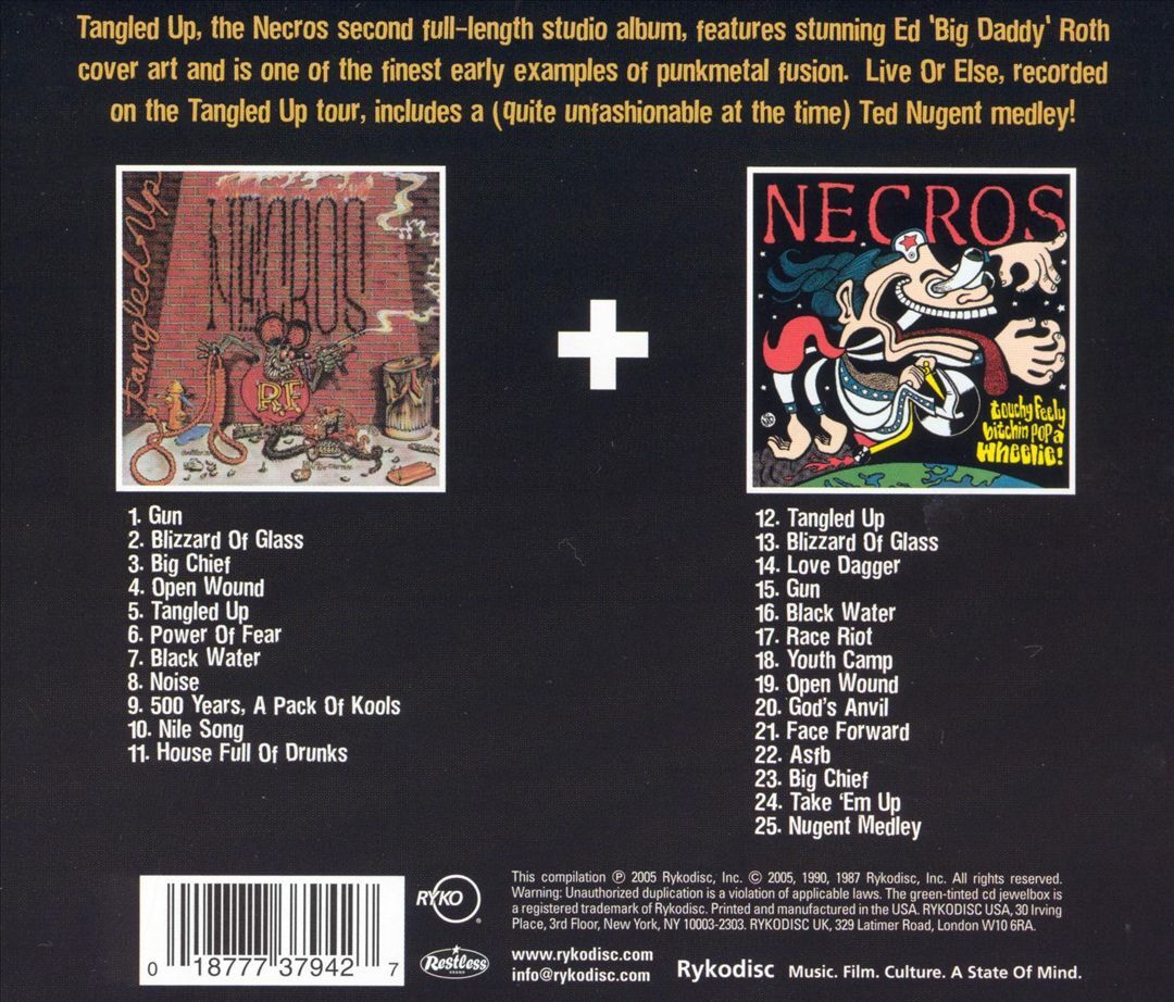 THE NECROS - TANGLED UP/LIVE OR ELSE * NEW CD 18777379427| eBay