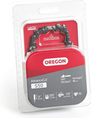 Oregon S50 AdvanceCut Replacement Chainsaw Chain for 14-Inch Guide Bar ...