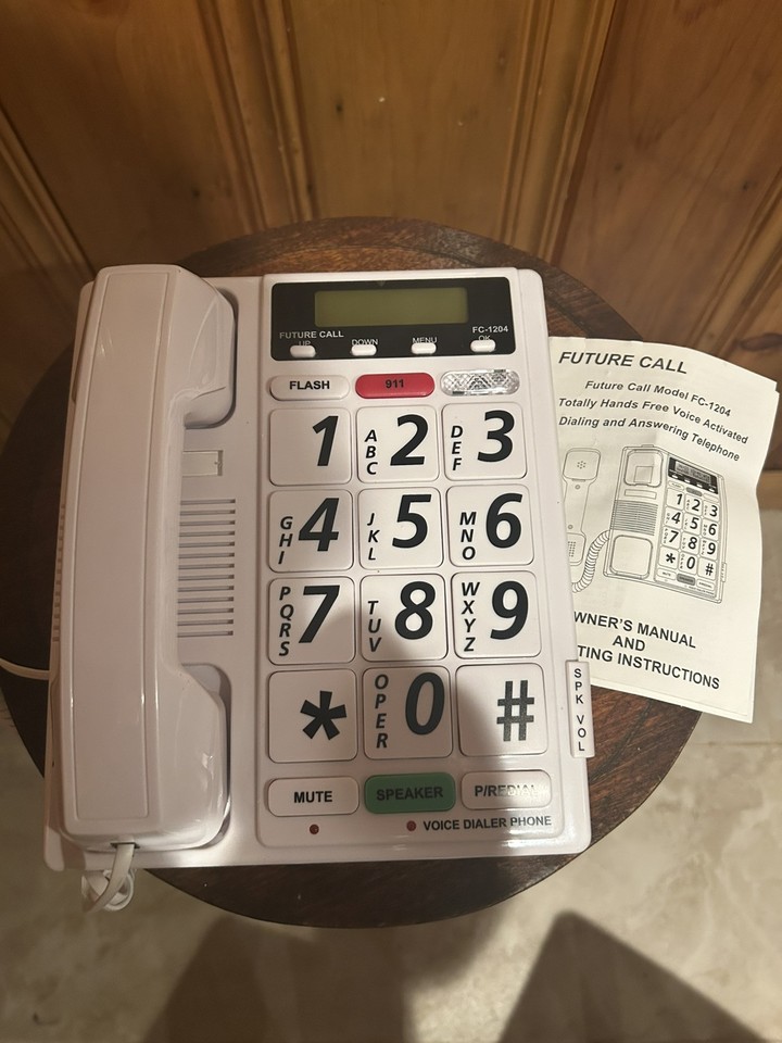 Amplified Voice Dialer Phone for Hearing Impaired People | eBay