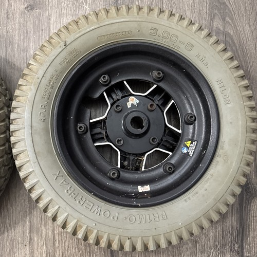 Pride Jazzy 614 HD Drive Wheels/ Tires Powertrax 3.00-8 Wheelchair ...