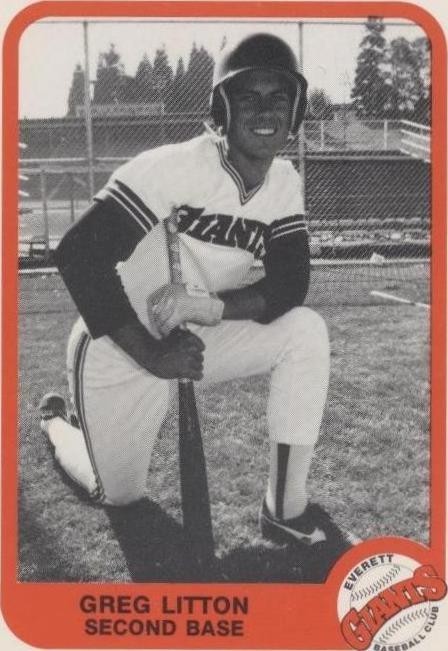 1984 Pacific Cramer Everett Giants - Greg Litton #1 (RC) for sale ...