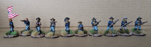 Very Nicely Painted 28mm Wargames Foundry Custer's Last Stand - 7th ...