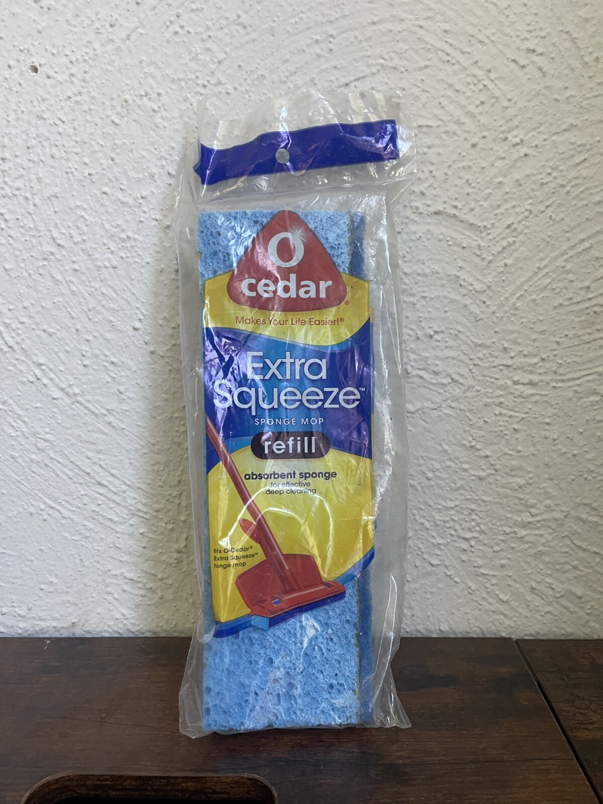 O-Cedar Extra Squeeze Sponge Mop Refill 4015904 NEW | eBay