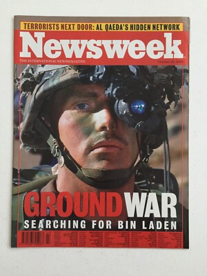 Newsweek October 29, 2001 Ground War Searching for Bin Laden | eBay