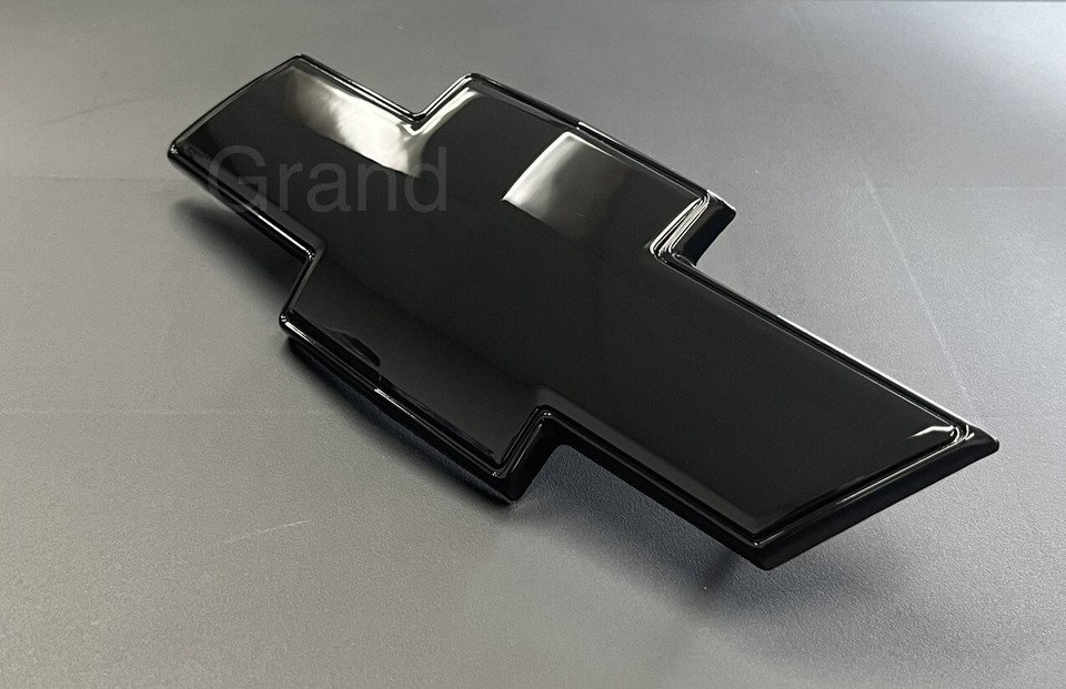 Black 07-14 Tahoe Avalanche Suburban Front Grille Emblem Chevy Bow tie ...