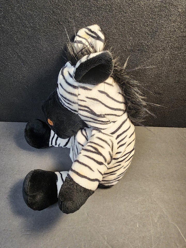 Manhattan Toy ZEBRA HAND PUPPET Plush 12" Stuffed Animal Puppet B3 | eBay