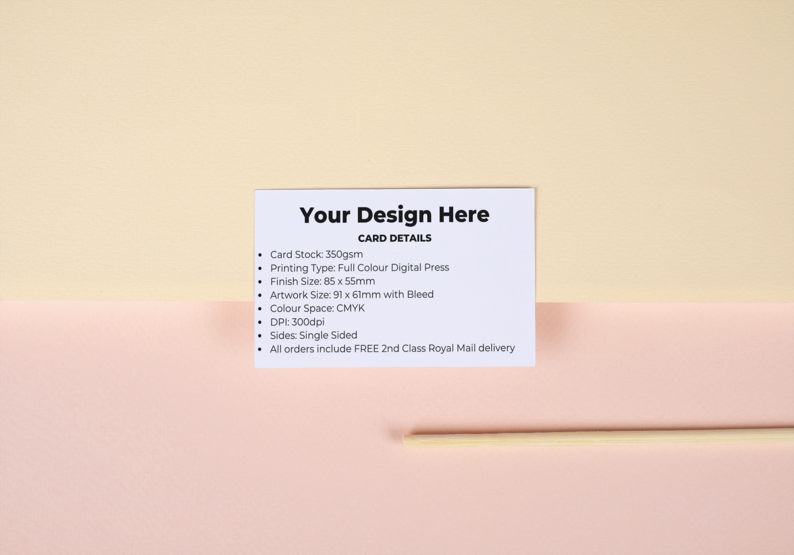 50 FREE Business Cards - just pay postage - 350gsm - Personalised ...