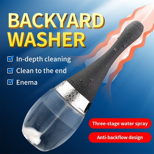 Rechargeable Anti Back-Flow Enema Douche for Men Women Colon Cleansing ...