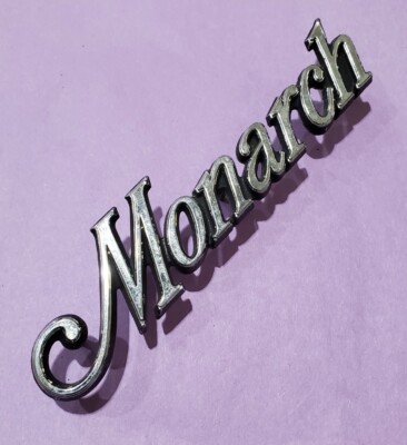 Bin25 7" wide 1975-1980 MERCURY MONARCH SIDE FENDER EMBLEM BADGE SYMBOL ...