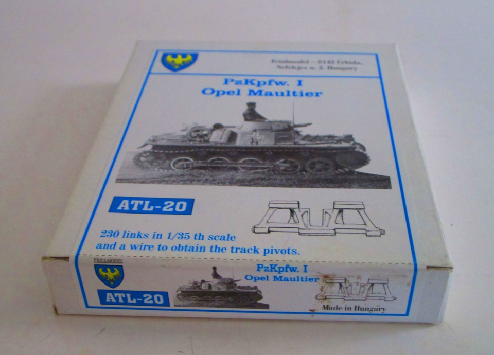 Friulmodel ATL-20 Metal Link Track Detail Kit 1/35 PzKpfw. I Opel ...