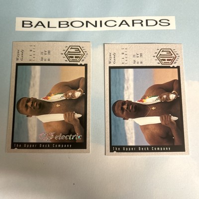 Wayne Gandy 2 Card 1994 Upper Deck Lot! Base And Electric Parallel NM+ ...