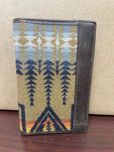 Pendleton Wool Long Leather Wallet Aztec Southwestern Native Pattern Zip Pocket | eBay