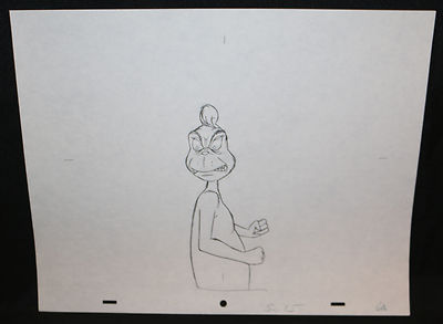 Nelvana's Grinch Promo Pencil Animation Artwork - SC 15 6A - Angry Turn ...