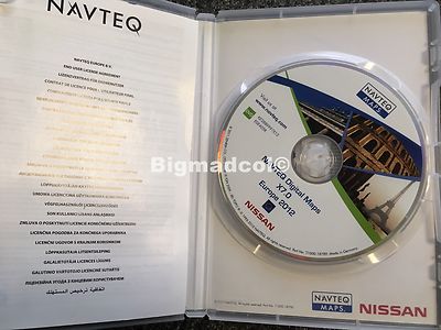 Nissan Renault Navteq Maps Europe 2012 X7.0 KE2889997X12 Genuine DVD | eBay