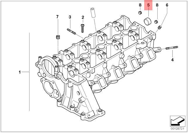 Genuine Cover Lid x5 pcs BMW X3 X5 X6 E36 E38 E39 E46 E53 E60 E61 ...