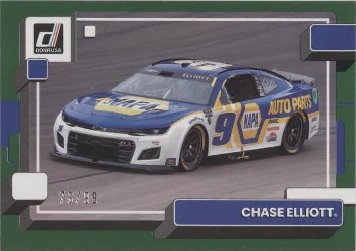 2023 Panini Donruss NASCAR - Cars Chase Elliott #120 Green /99 online ...