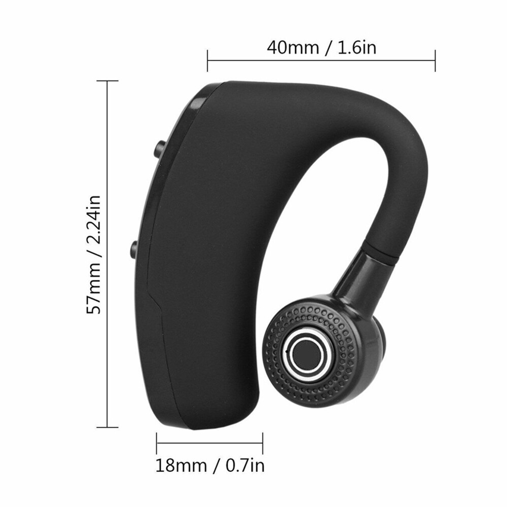 Bluetooth 4.1 Earpiece Wireless Handsfree Single Earphones Headphone ...