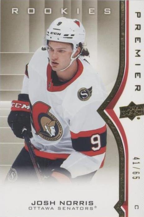 2020-21 Upper Deck Premier - Rookies Josh Norris #53 Gold /65 (RC) for ...