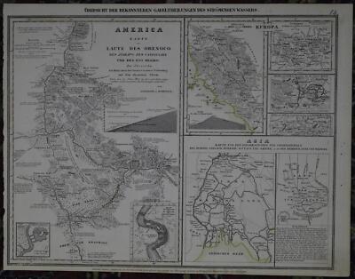 Pre-1900 - Antique Map 1852